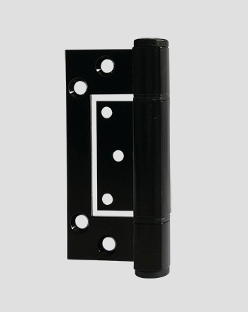 A117BLK - Aluminium Interfold Hinge - Offset knuckle - Mccallum Hinges