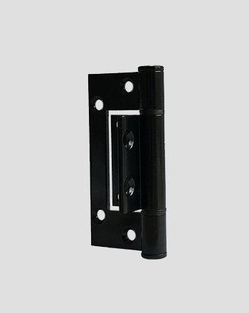 A124BLK - Aluminium Medium Duty Interfold Hinge - Wrap-around Face Fix ...