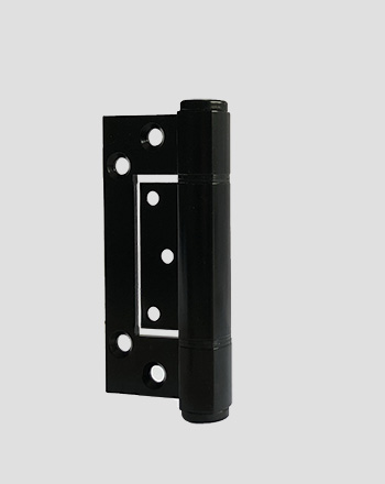 A127BLK - Aluminium Interfold Hinge - Offset knuckle - Mccallum Hinges