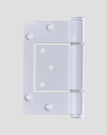 A155WHT - Aluminium Wide Throw Interfold Hinge - Mccallum Hinges