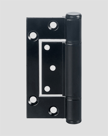A174BLK - Aluminium Heavy Duty Interfold Hinge - Mccallum Hinges