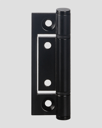 A176BLK - Aluminium Light Duty Interfold Hinge - Mccallum Hinges