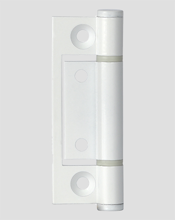 A176WHT - Aluminium Light Duty Interfold Hinge - Mccallum Hinges
