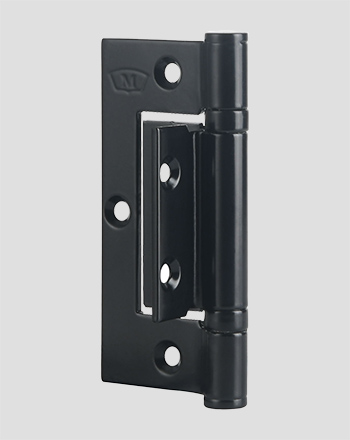 S263BLK - Stainless Steel 304 Medium Duty Interfold Hinge - Wrap-around ...