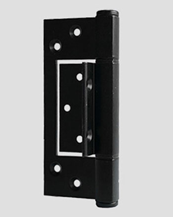 A104BLK - Aluminium Heavy Duty Interfold Hinge - Wrap-around Face Fix ...