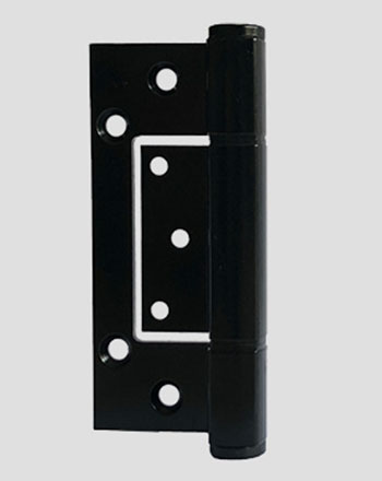 A107BLK - Aluminium Interfold Hinge - Offset knuckle - Mccallum Hinges