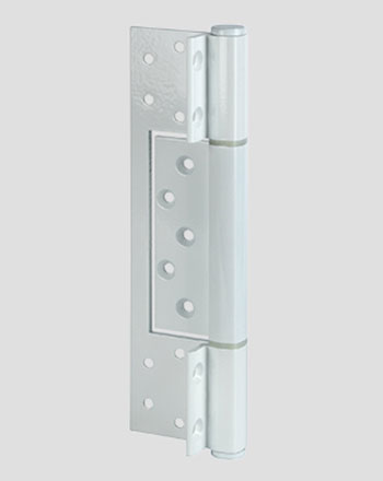 A134WHT - Aluminium Heavy Duty Interfold Hinge - Wrap-around Face Fix ...
