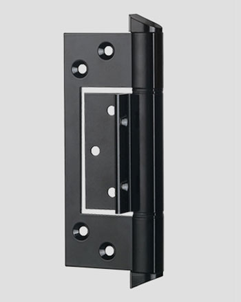 AL104BLK - Aluminium Anti-Ligature Interfold Hinge - Wrap-around Face ...