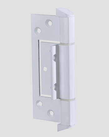 AL104WHT - Aluminium Anti-Ligature Interfold Hinge - Wrap-around Face ...