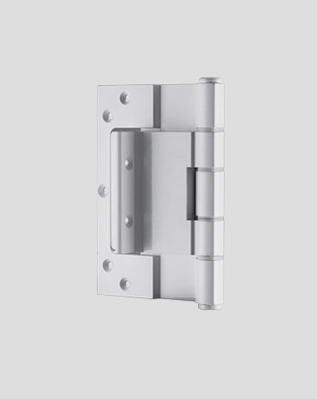 A172WHT - Aluminium Parliament Wide Throw Interfold Hinge - Wrap-around ...